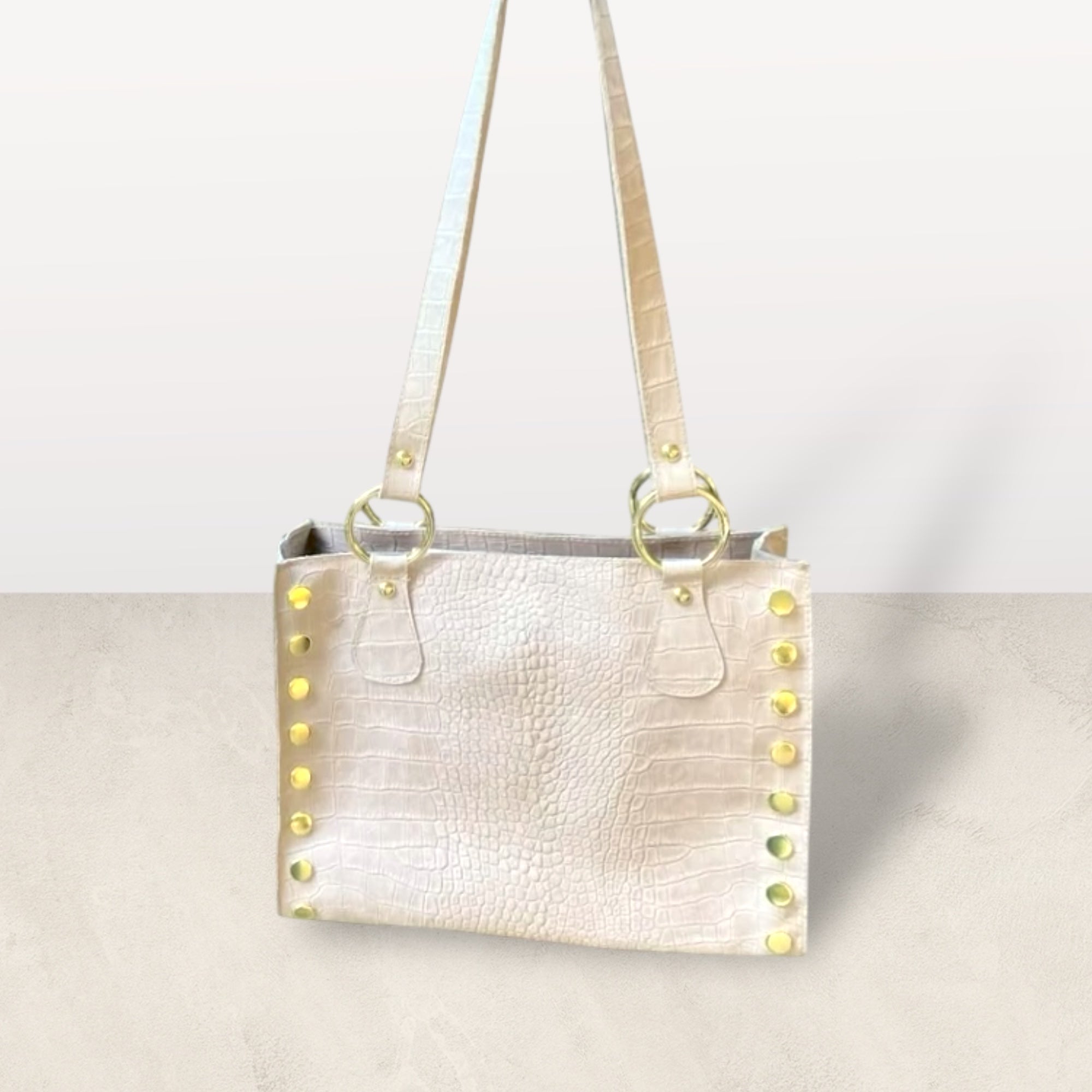 The Mini Kate Tote - in Black Snake, Crimson and White Snake – Allison Burns